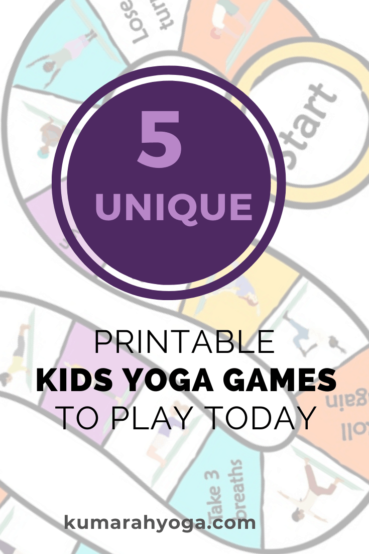 Printable Yoga Games for Kids Bundle : Kumarah Kids Yoga