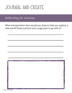 Kids Yoga Lesson Plan--Journey by Aaron Becker : Kumarah