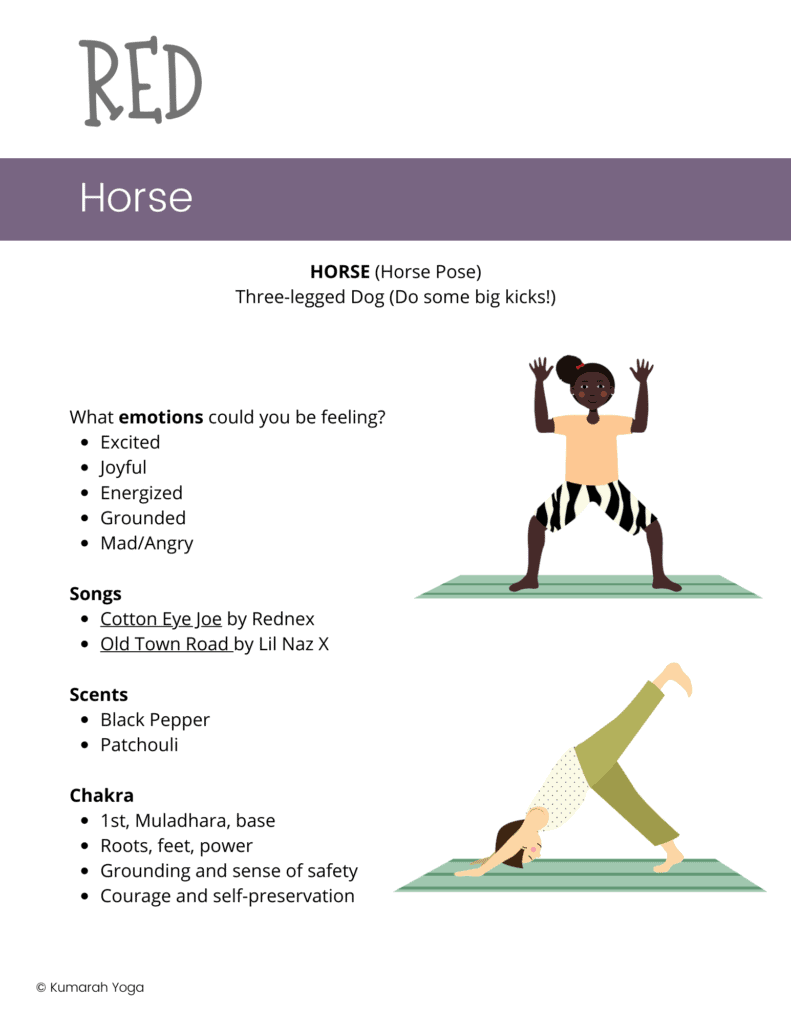 Kids Yoga Lesson Plan - My Many Colored Days : Kumarah