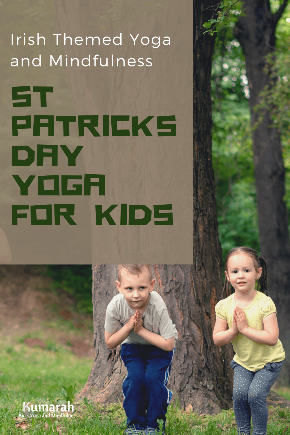 Fun Irish Themed Kids' Yoga Poses for St Patrick's Day with Video!