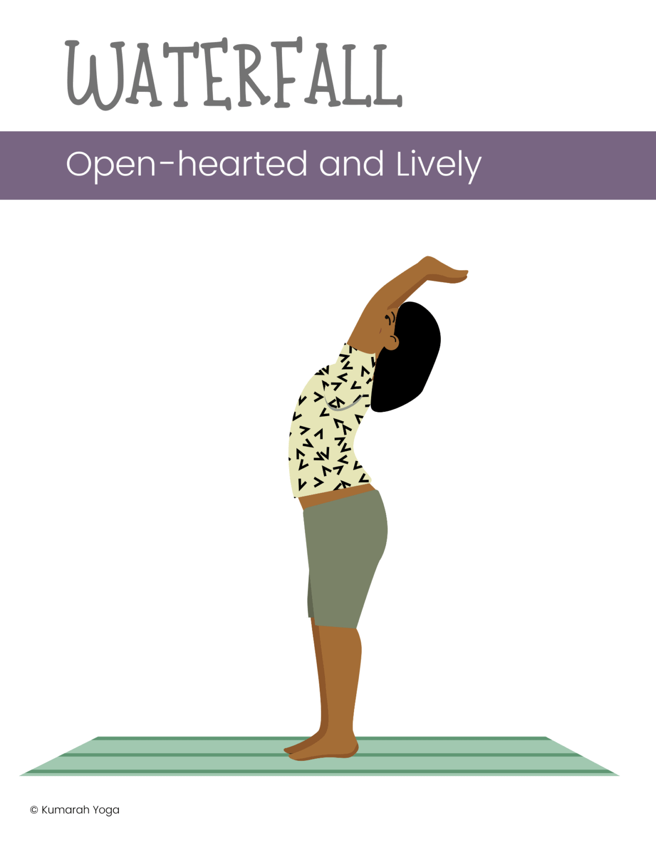 Kids Yoga Pose Cards for a Yoga Flow Sequence : Kumarah