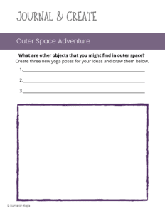 Outer Space Adventure Based Yoga Lesson Plan : Kumarah
