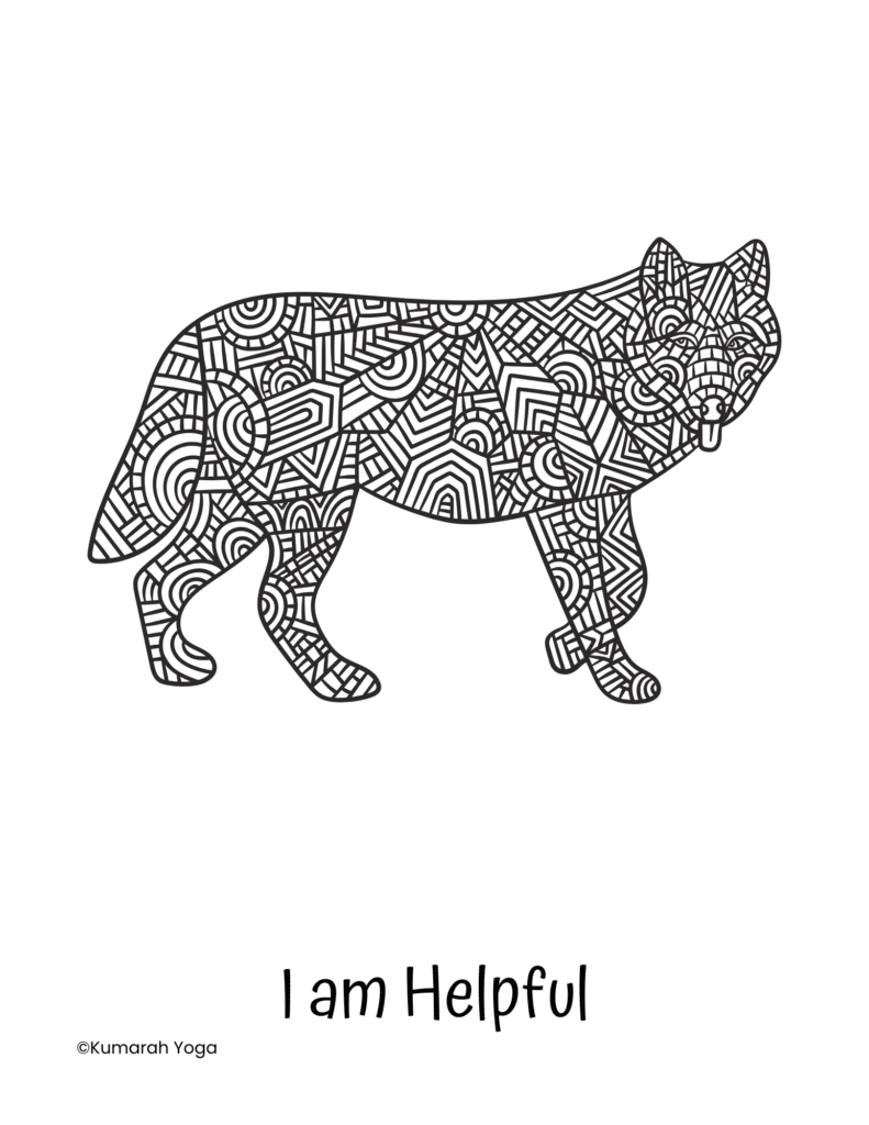 Free Mindfulness Coloring Pages for Kids : Kumarah