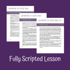 Outer Space Adventure Based Yoga Lesson Plan : Kumarah