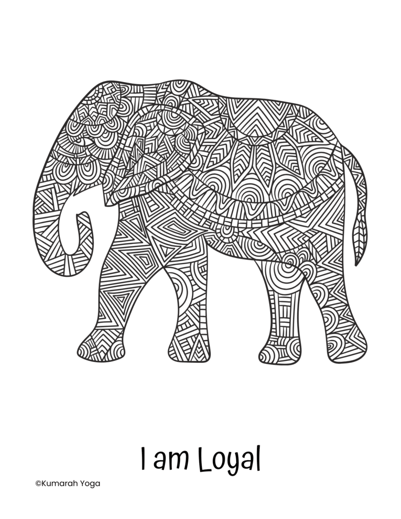 Free Mindfulness Coloring Pages for Kids : Kumarah