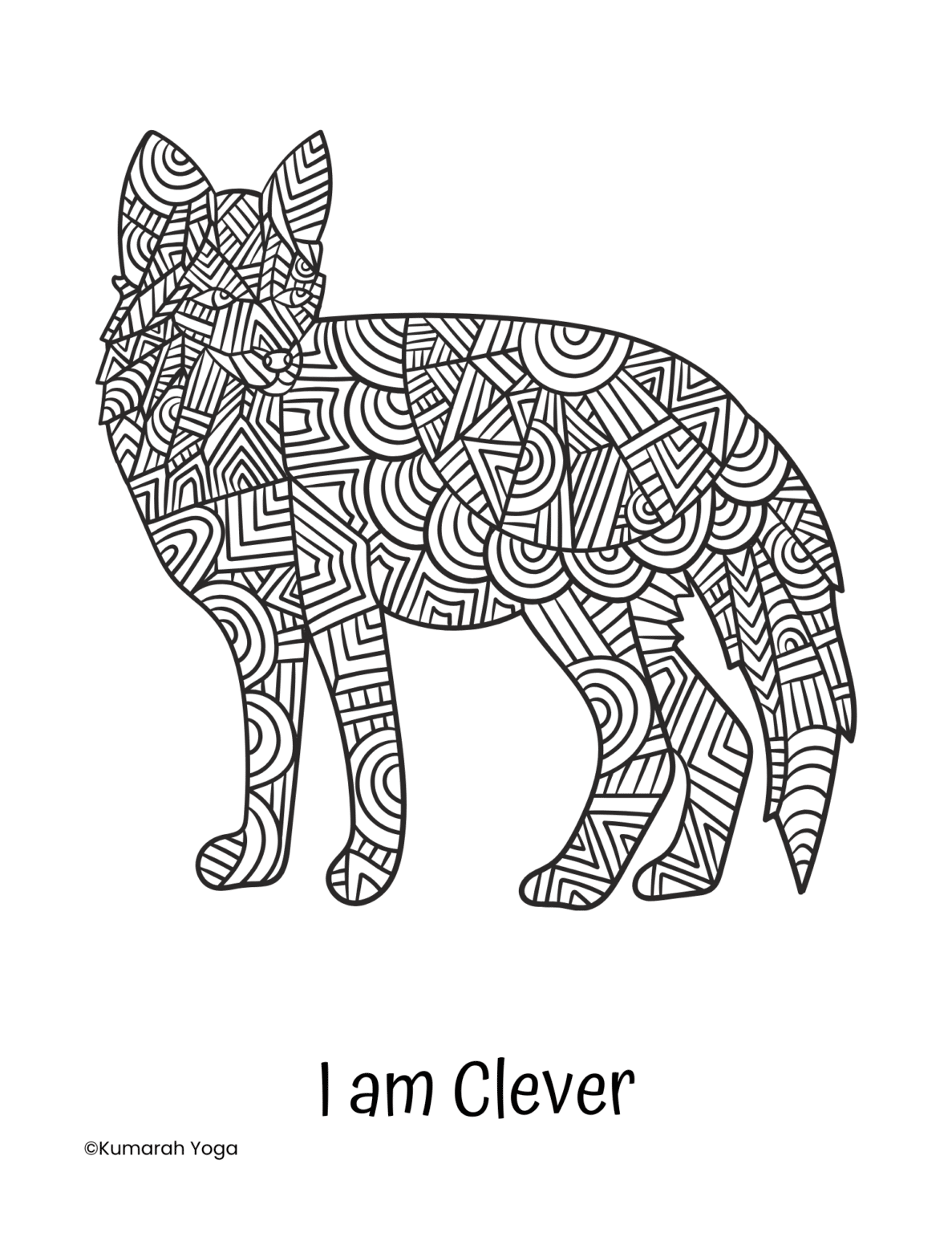 Free Mindfulness Coloring Pages for Kids : Kumarah