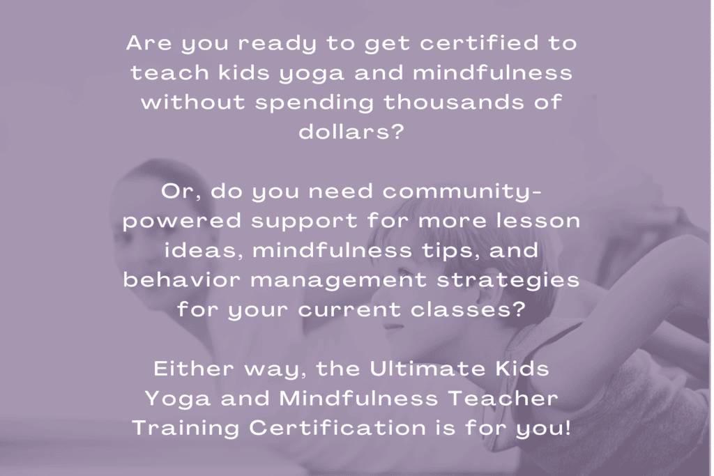 Ultimate Kids Yoga and Mindfulness Teacher Training Certification : Kumarah