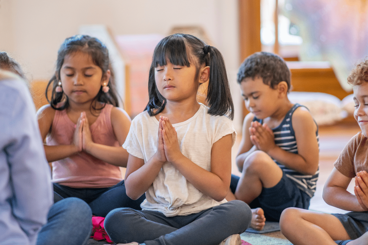How to Teach Yoga to Kindergarten Kids in a Classroom or at Home : Kumarah