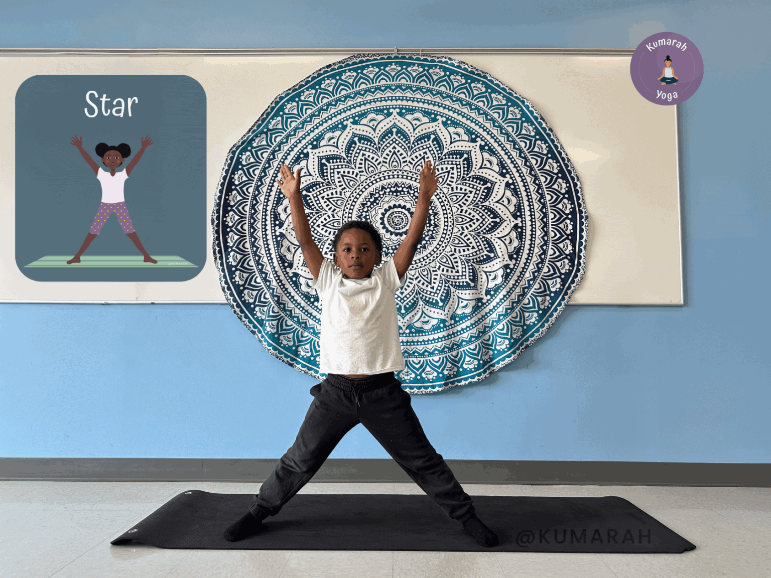Outer Space Themed Yoga For Kids with Poses (and Video!) : Kumarah